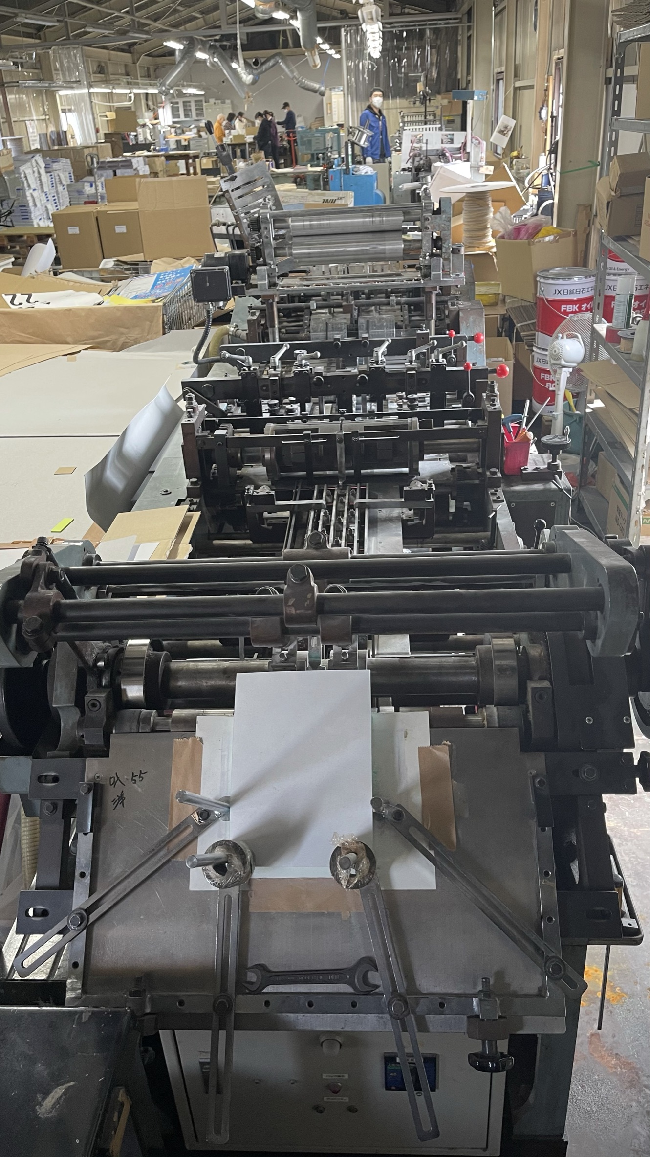 Tamamoto open-end envelop making machine